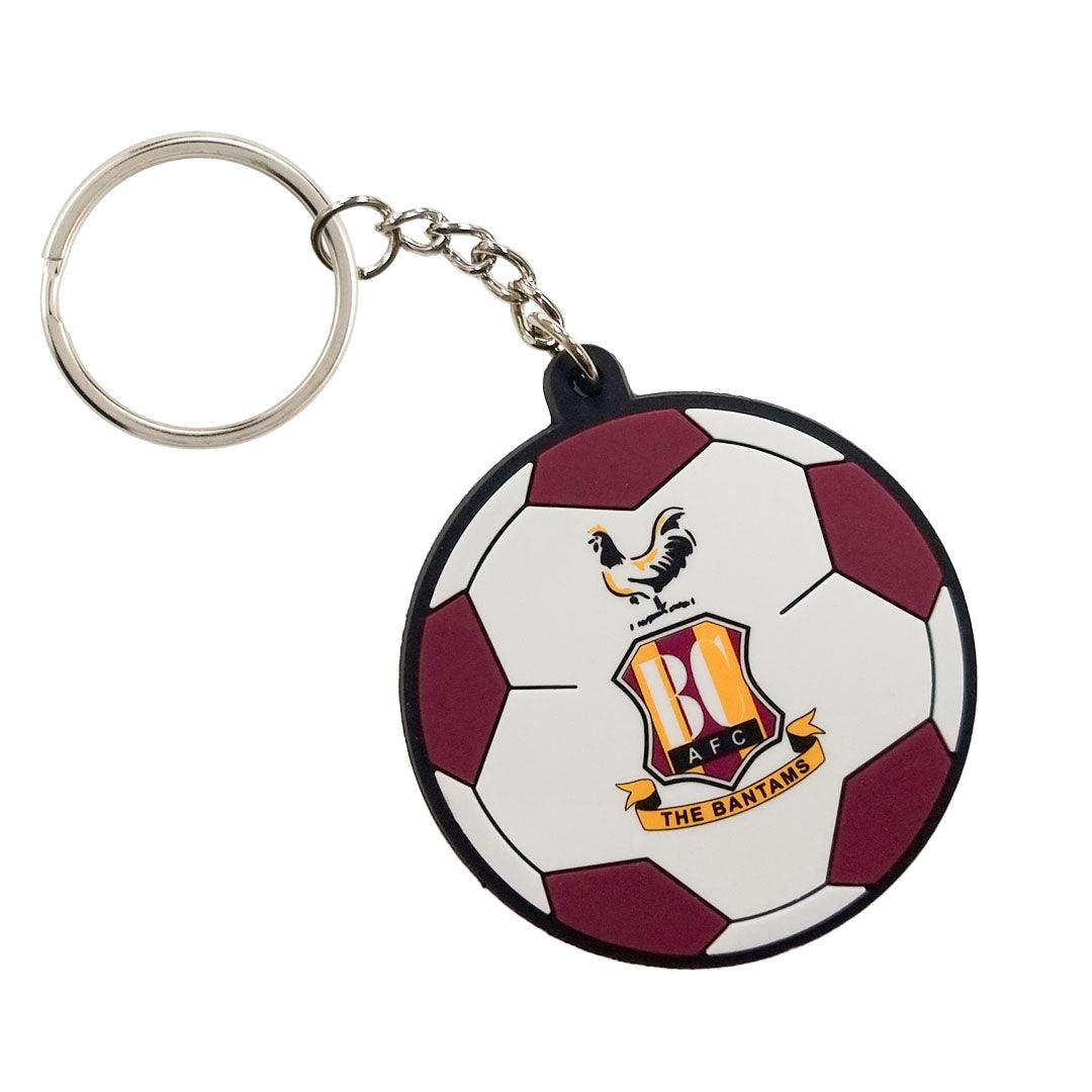 Football Keyring – Bradford City AFC